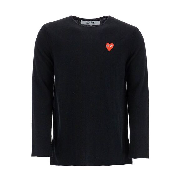 Comme des Garcons PLAY | Sweaters | Comme Des Garcons Play Womens Black ...